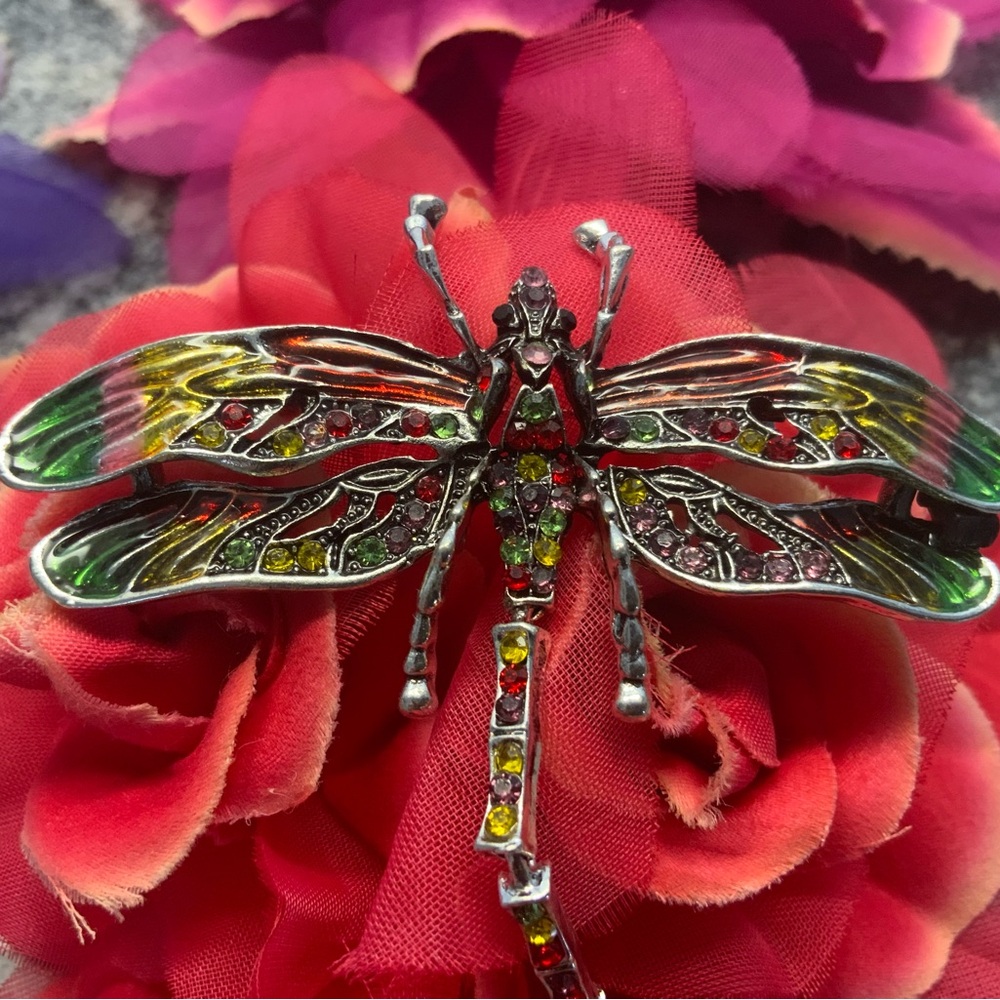 Nwotbeautiful Realistic Looking Dragonfly Brooch. Ver… - Gem